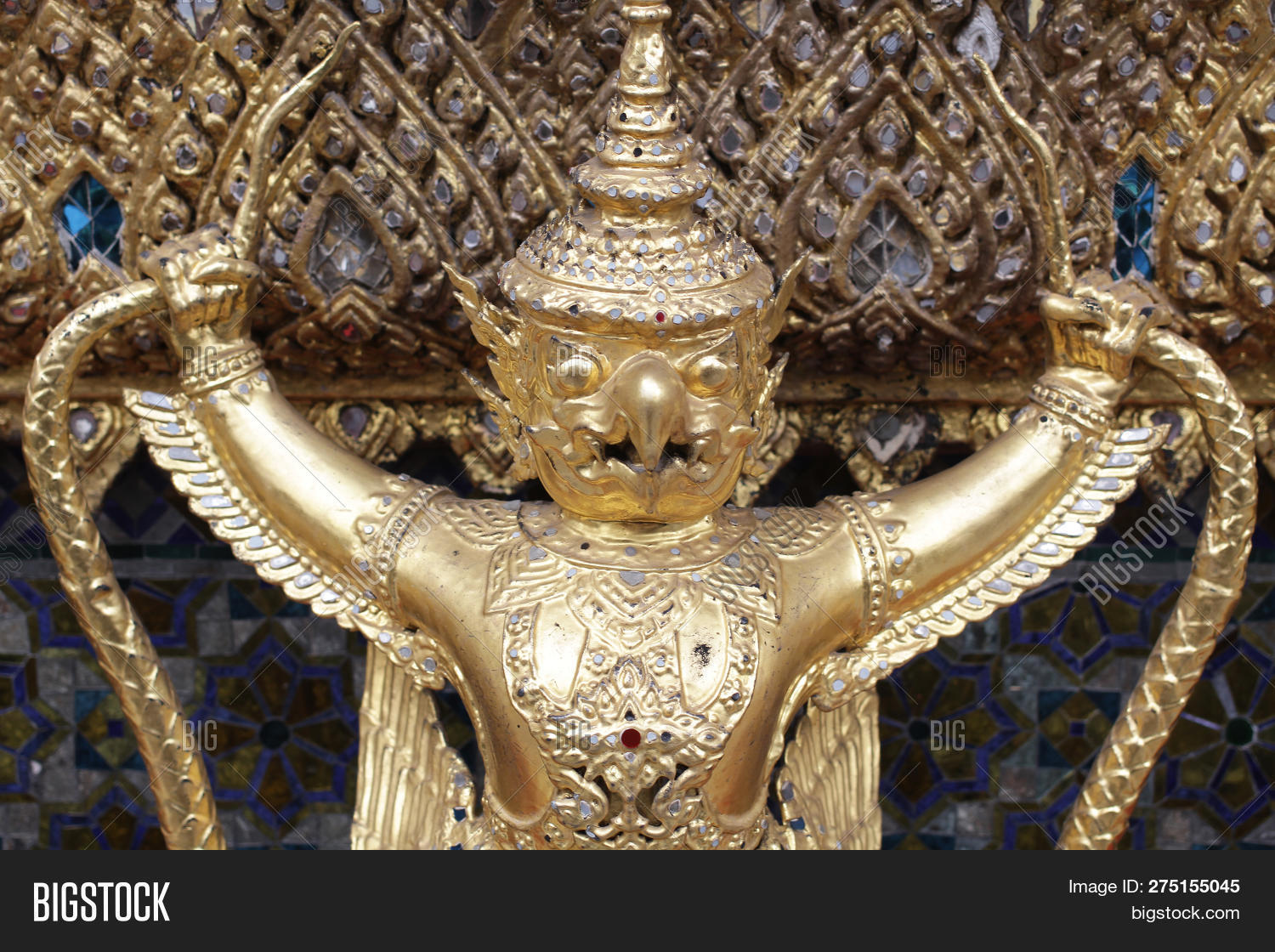 Golden Garuda Statue Image & Photo (Free Trial) | Bigstock