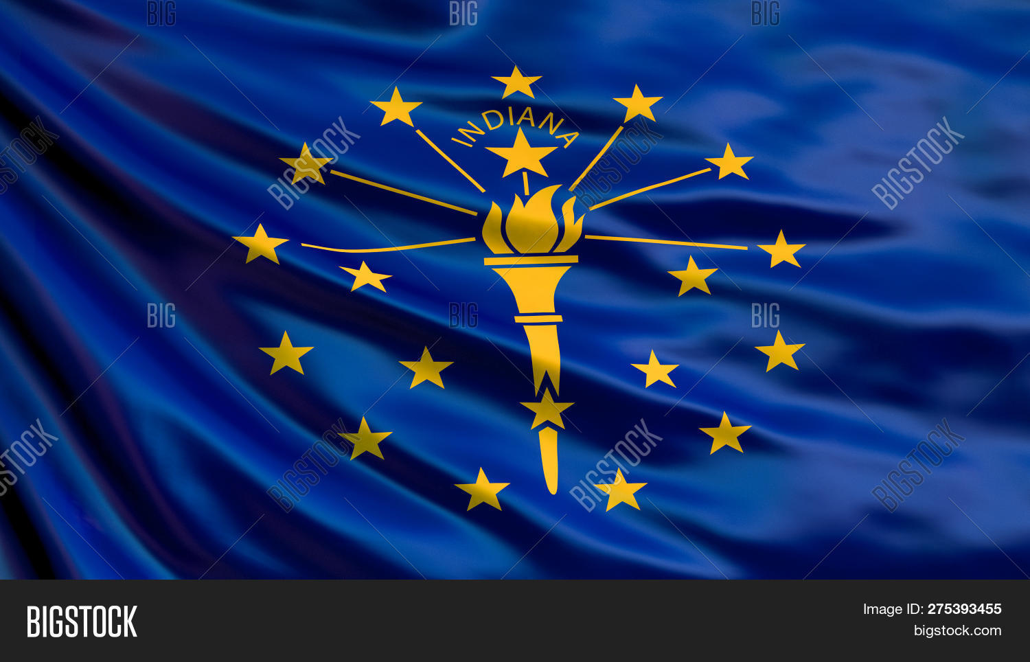 Indiana State Flag. Image & Photo (Free Trial) | Bigstock