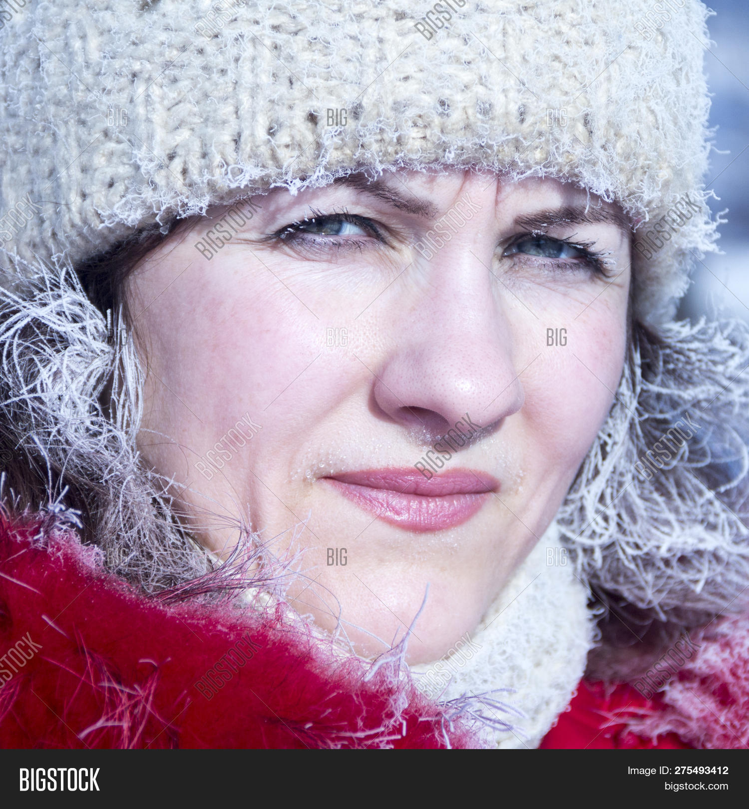 Hoarfrost On Hair Image & Photo (Free Trial) | Bigstock
