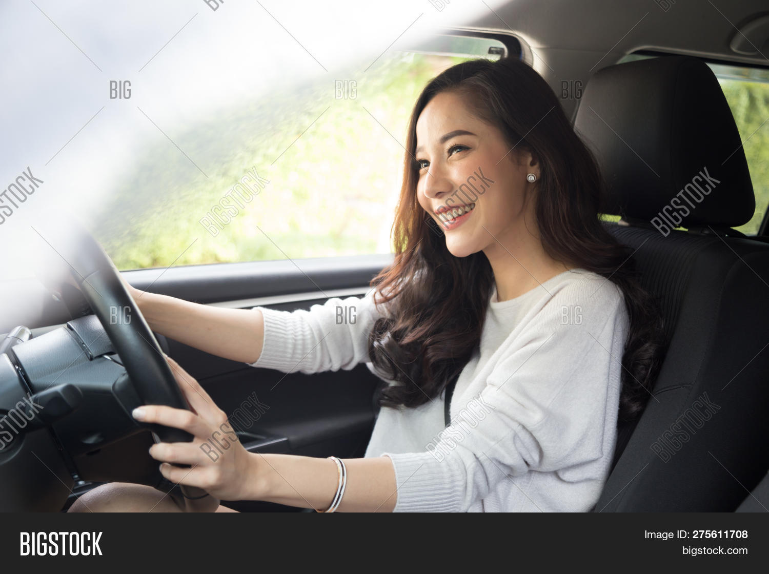 Asian Women Driving Image & Photo (Free Trial) | Bigstock