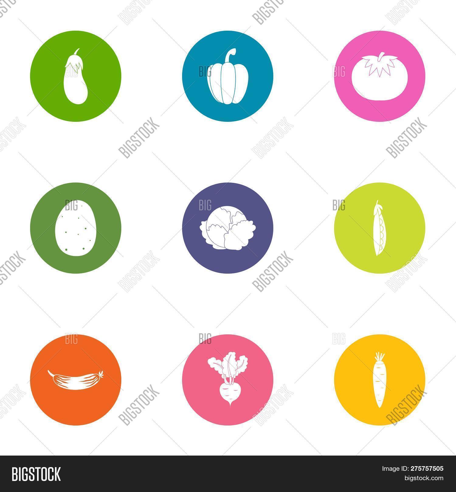 Regrow Icons Set. Flat Image & Photo (Free Trial) | Bigstock