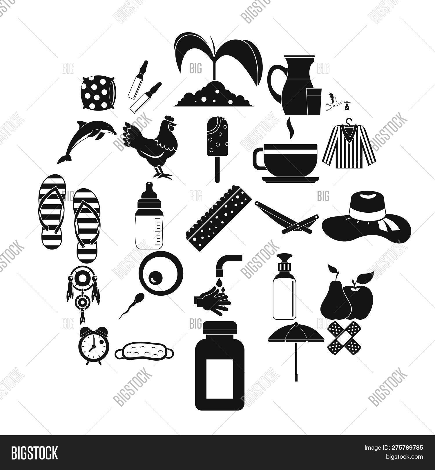 Kid Viability Icons Image & Photo (Free Trial) | Bigstock