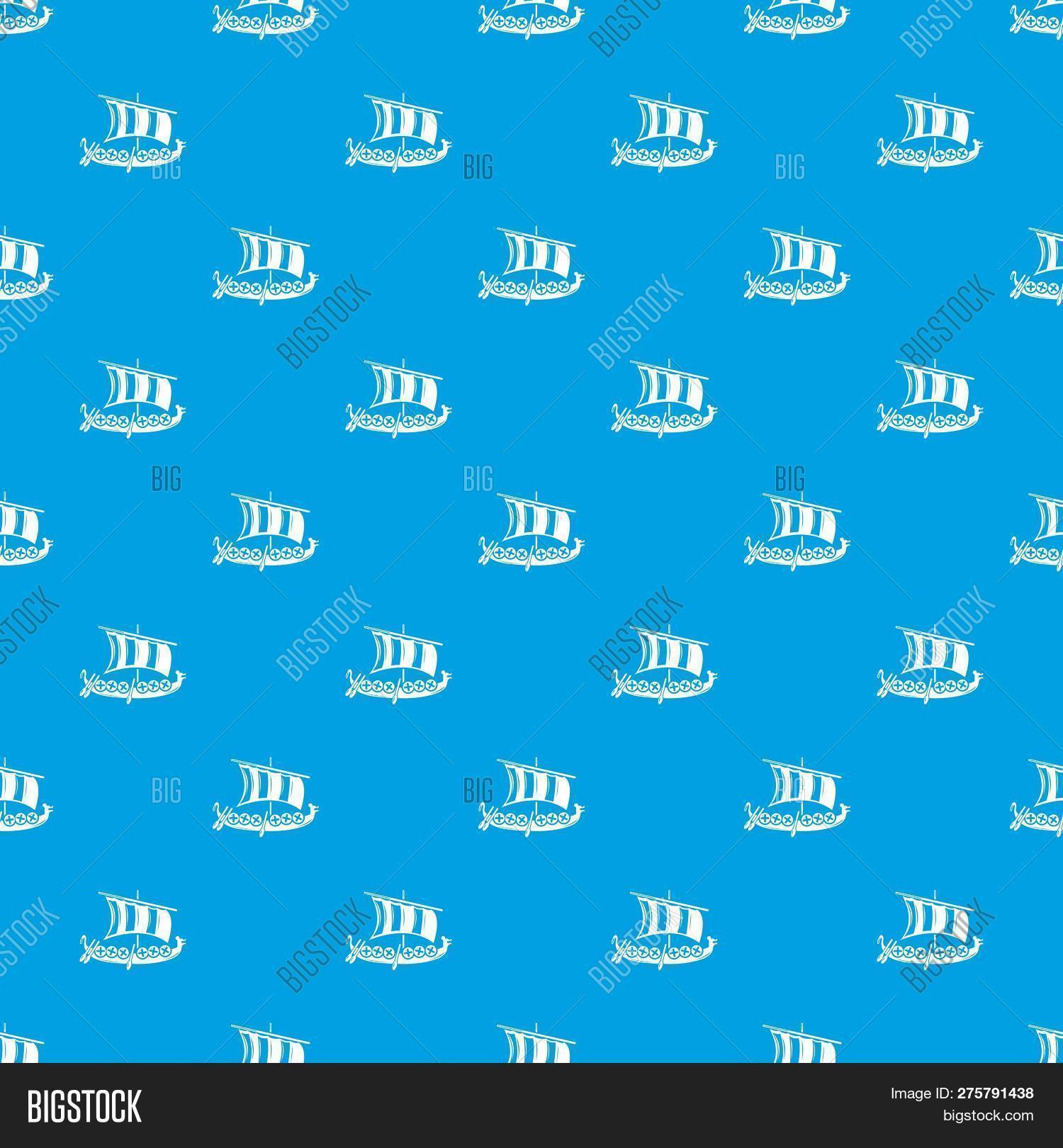 Viking Ship Pattern Image & Photo (Free Trial) | Bigstock