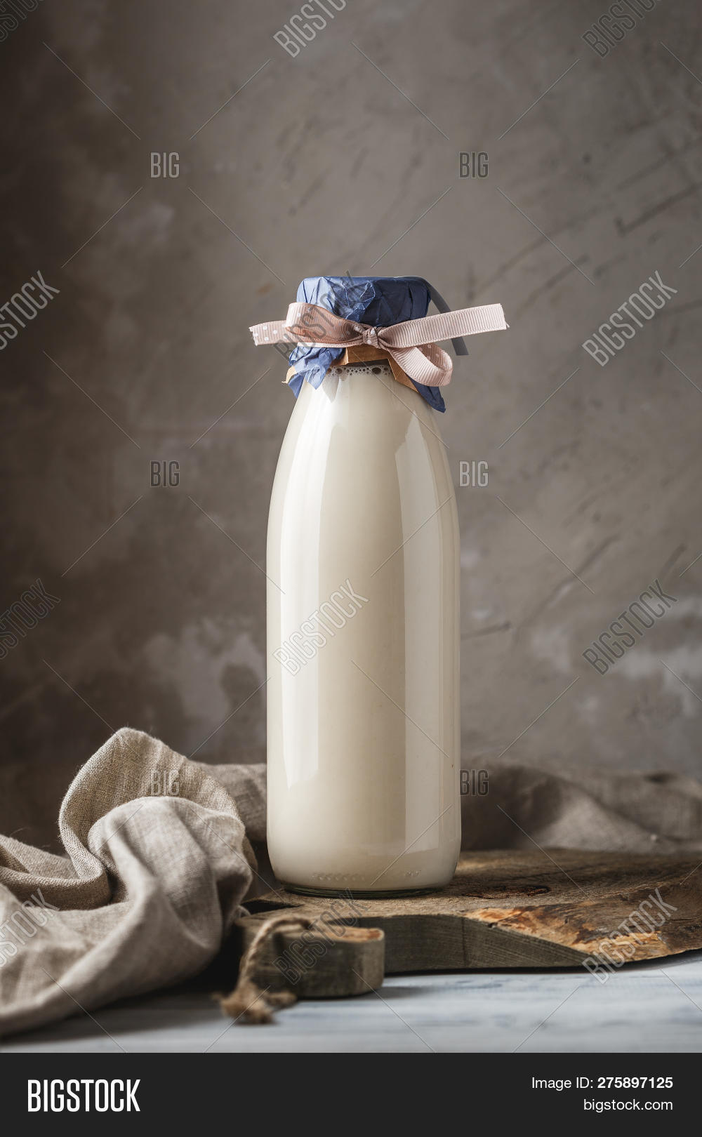 Fresh Milk Glass Image & Photo (Free Trial) | Bigstock