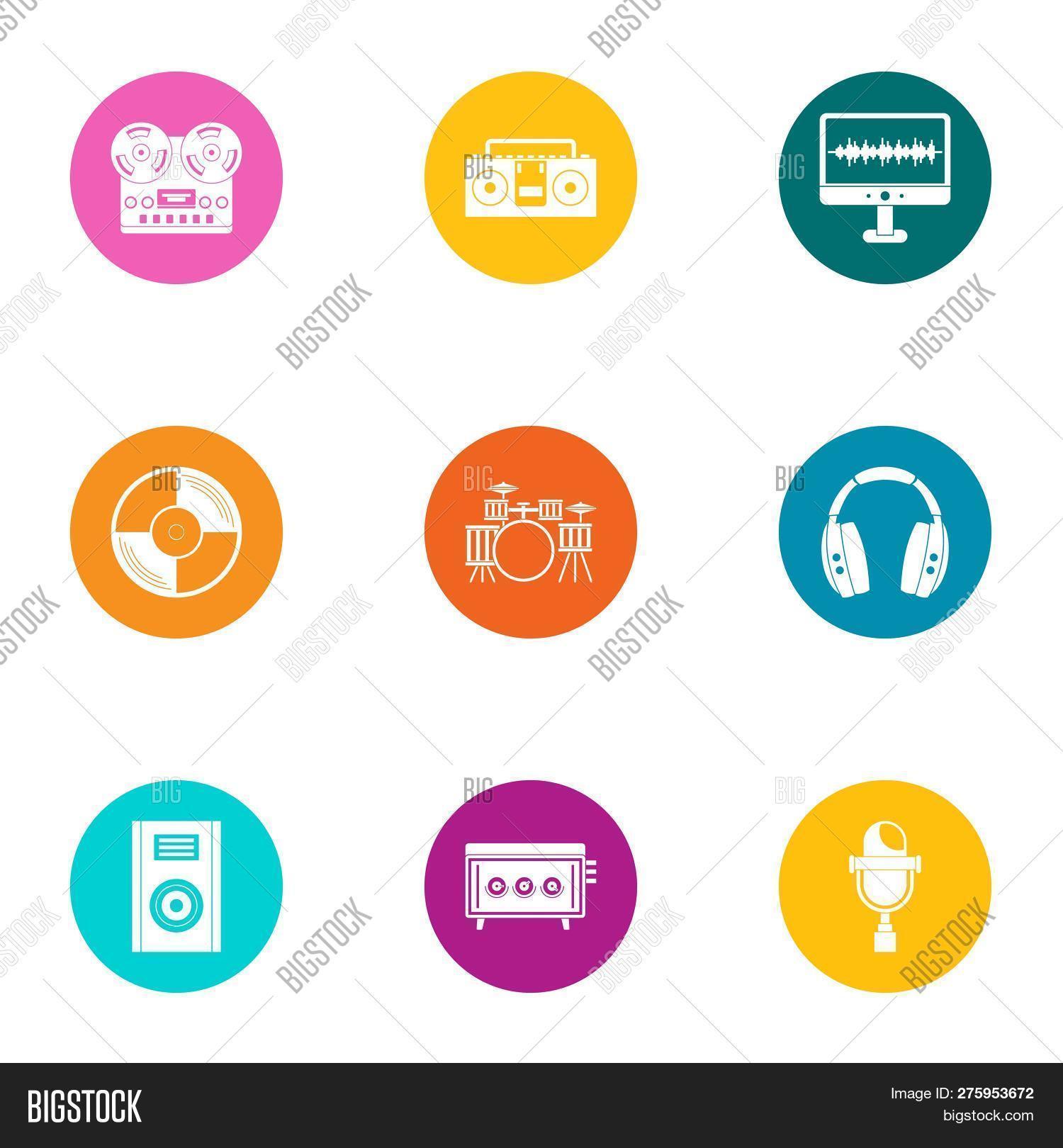 Overhear Icons Set. Image & Photo (Free Trial) | Bigstock