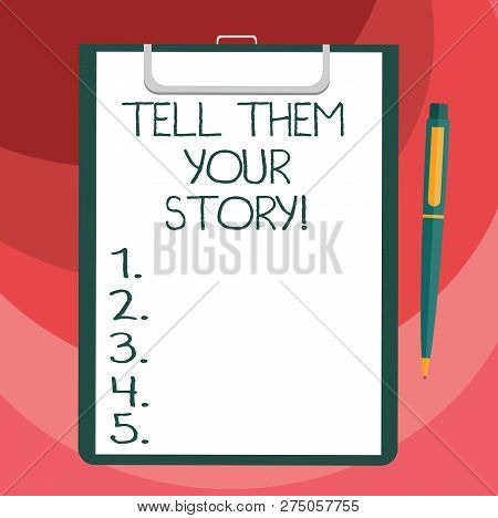 Tell Your Story Images, Illustrations & Vectors (Free) - Bigstock