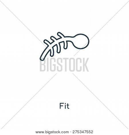 Fit Icon Trendy Vector & Photo (Free Trial) | Bigstock