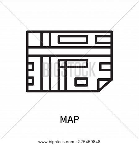 Map Icon Isolated On Vector & Photo (Free Trial) | Bigstock