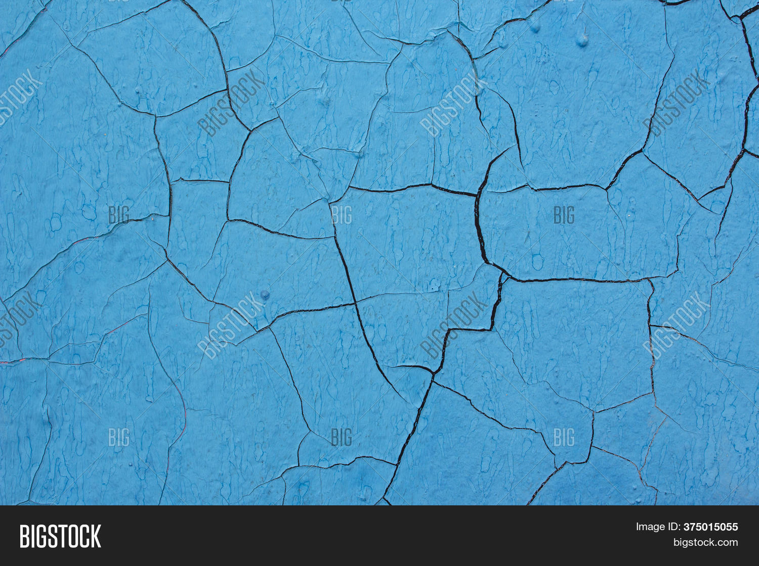 Old Cracked Blue Paint Image & Photo (Free Trial) | Bigstock