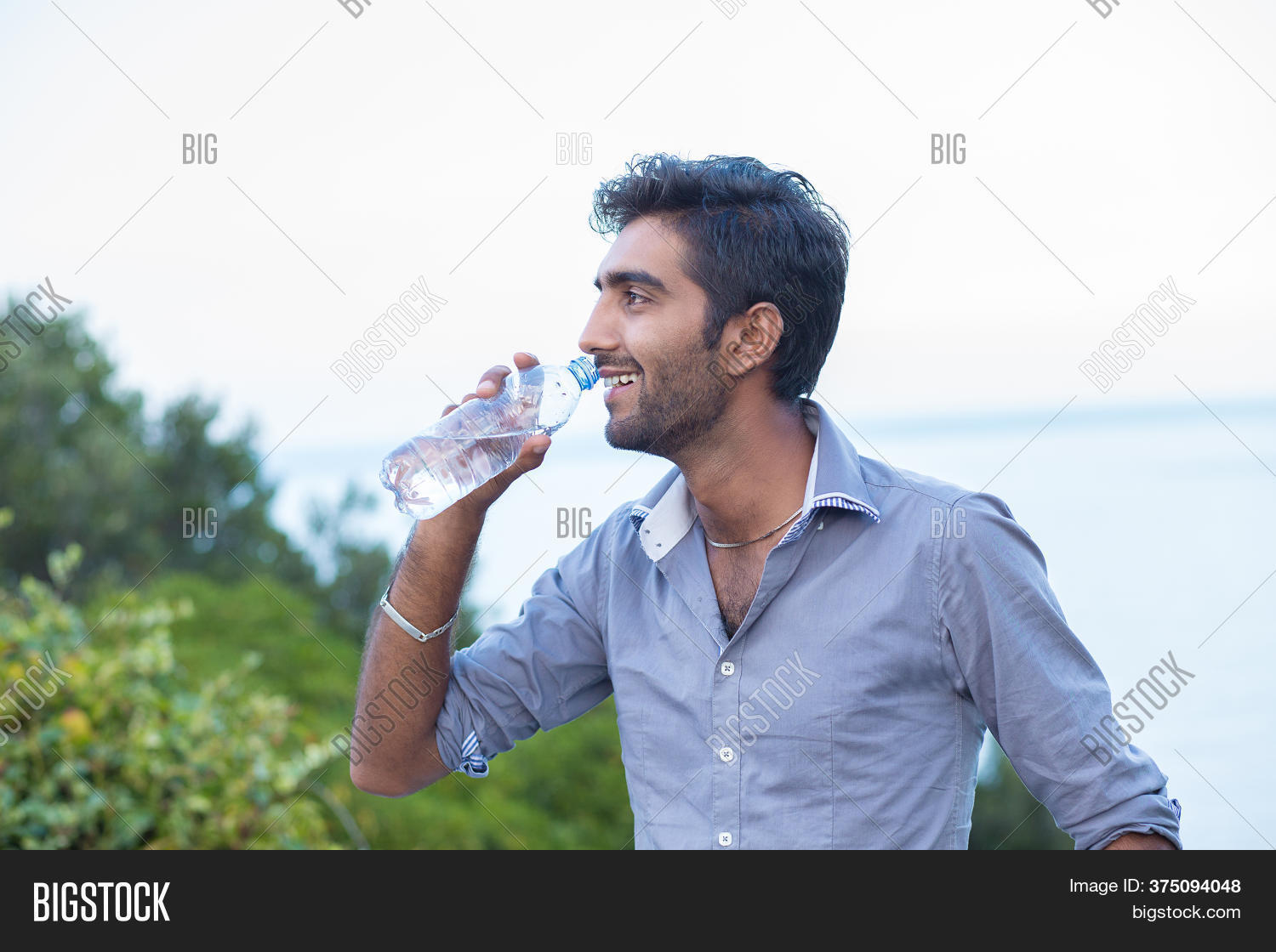 Hydrate Yourself. Man Image & Photo (Free Trial) | Bigstock