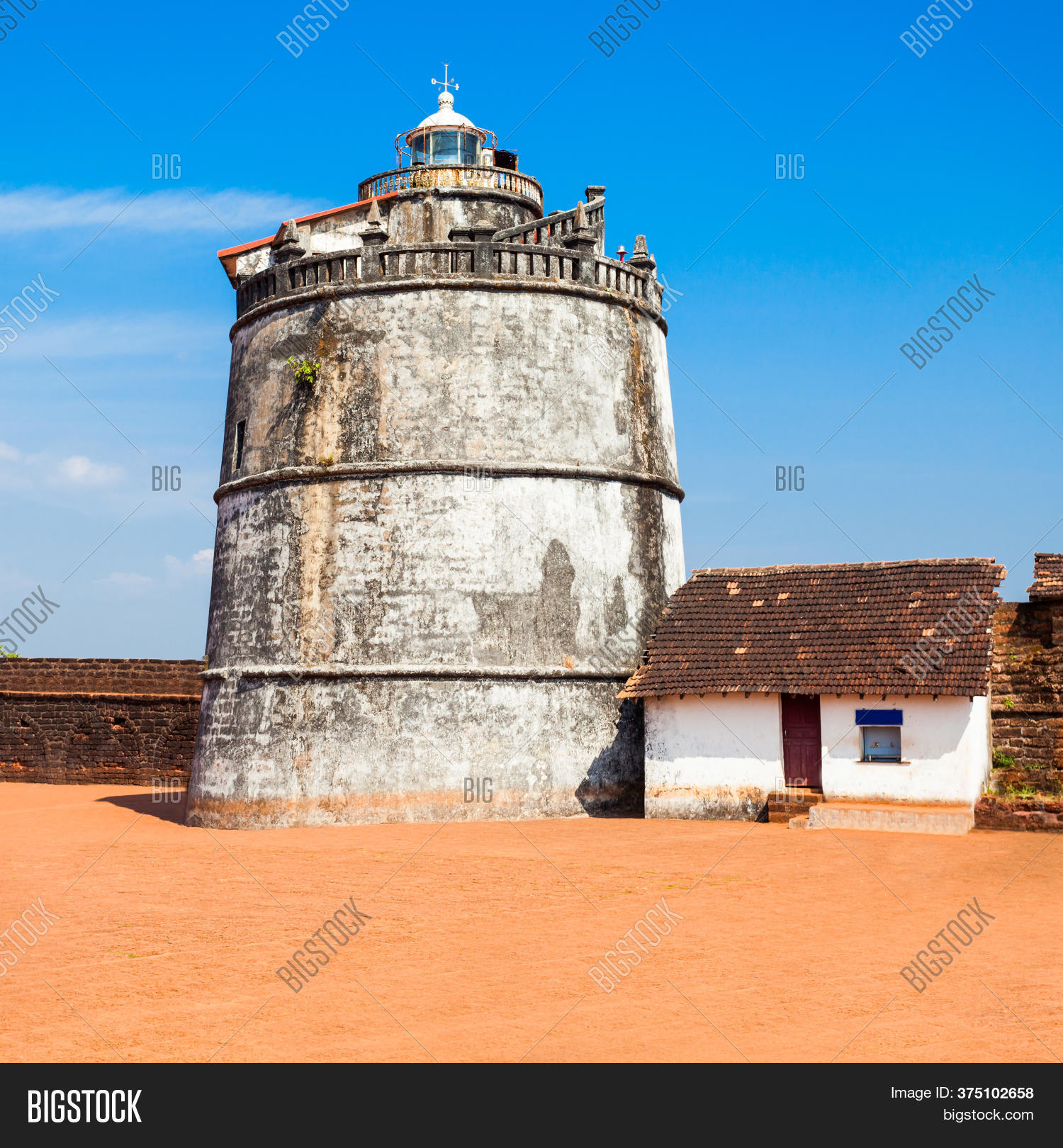 Fort Aguada Lighthouse Image & Photo (Free Trial) | Bigstock