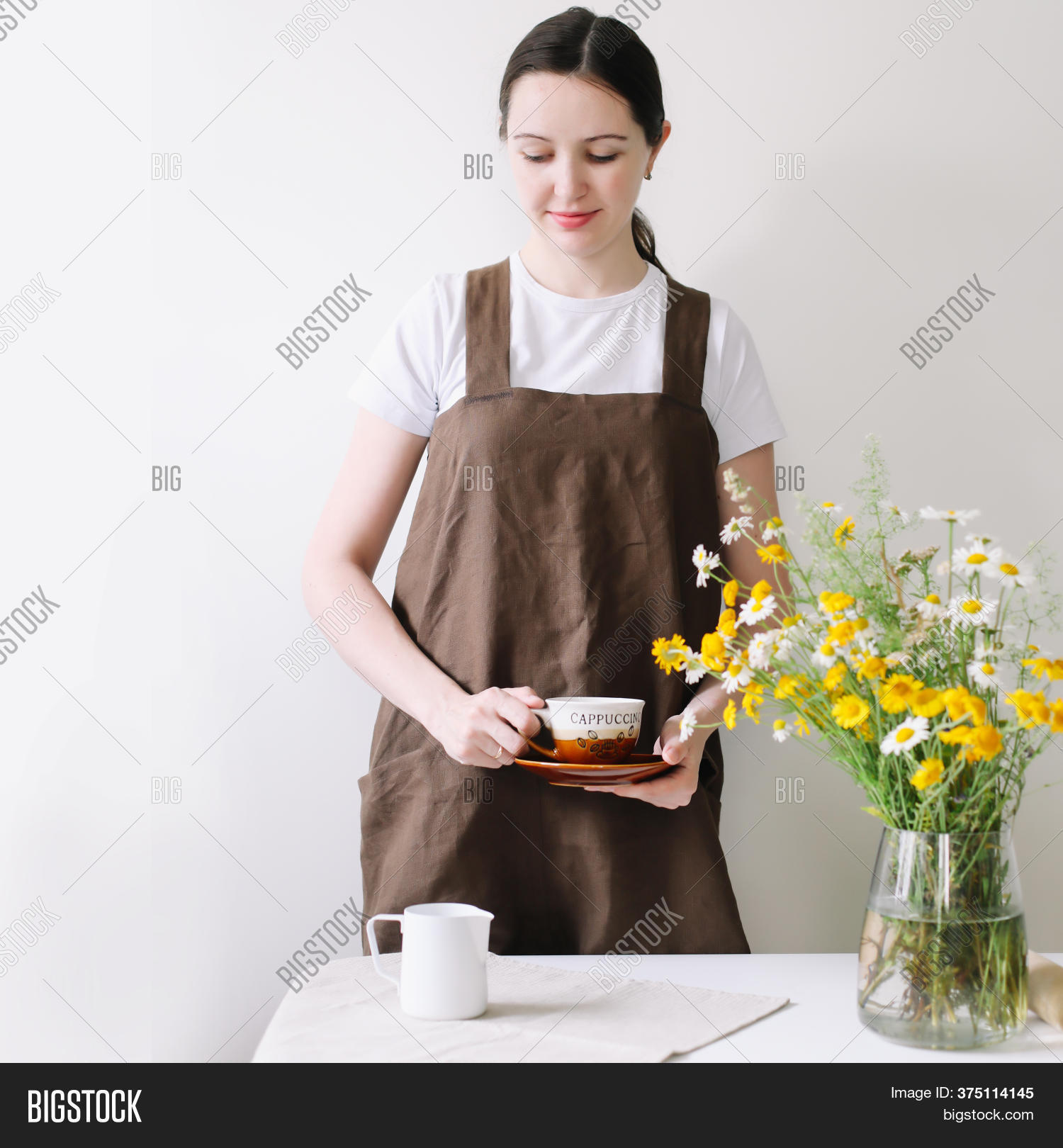 Woman Making Coffee Image & Photo (Free Trial) | Bigstock