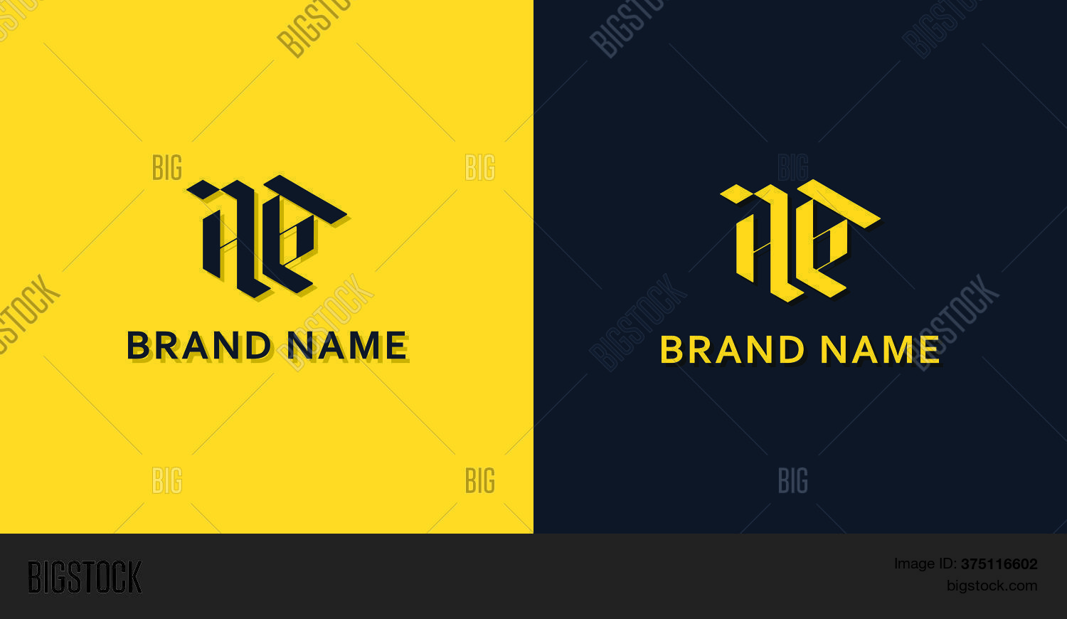 Minimalist Initial Vector & Photo (Free Trial) | Bigstock