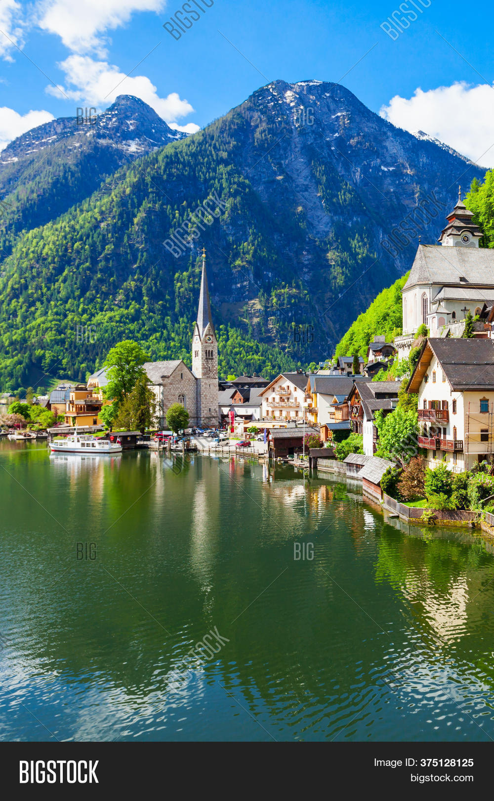 Hallstatt Old Town Image & Photo (Free Trial) | Bigstock