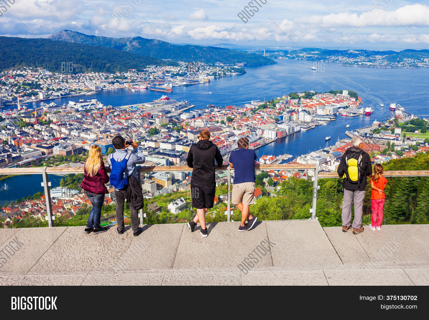 Mount Floyen Viewpoint Image & Photo (Free Trial) | Bigstock