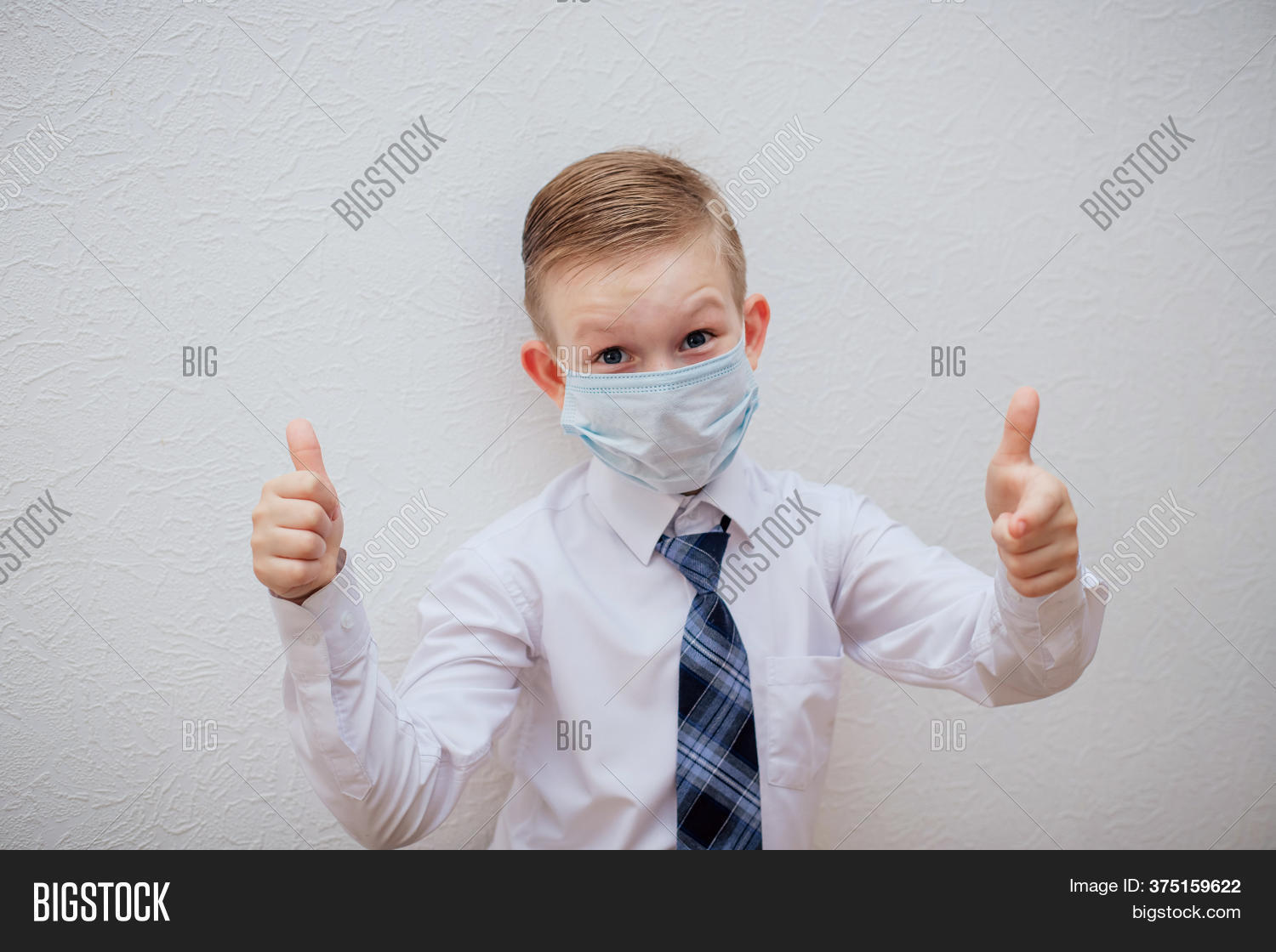 Boy White Shirt Tie Image & Photo (Free Trial) | Bigstock