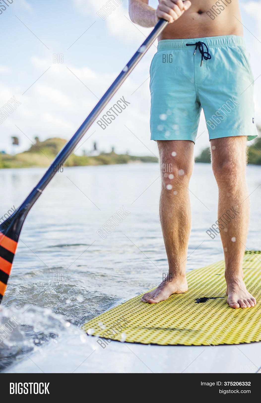 Close Man Paddling On Image & Photo (Free Trial) | Bigstock