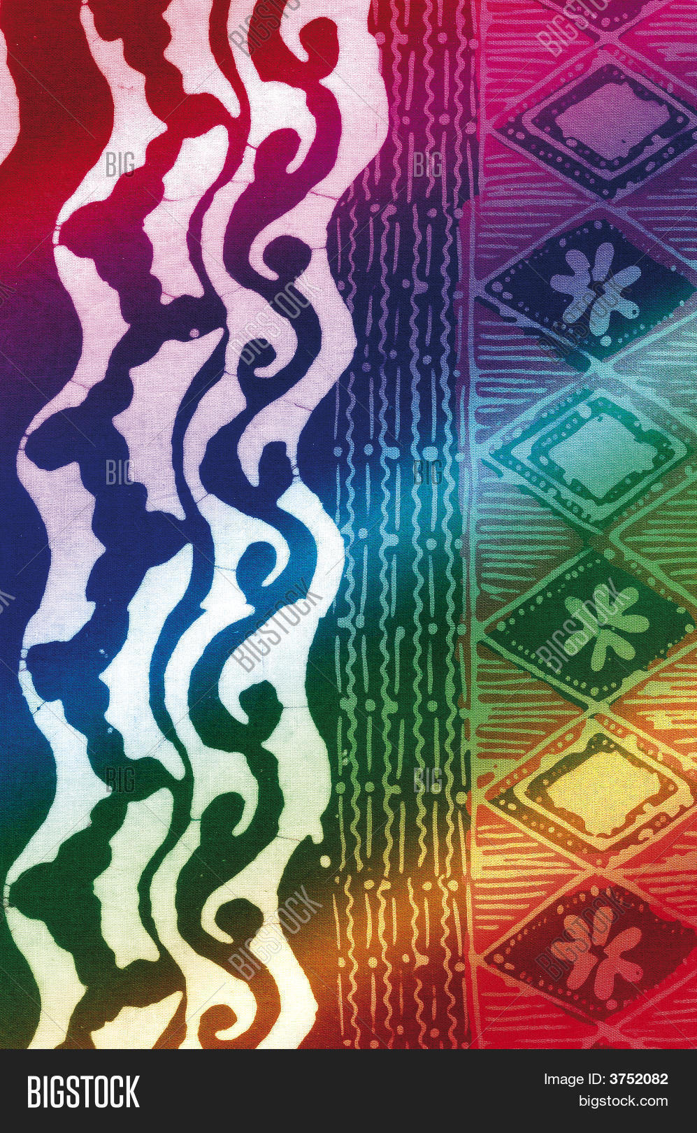 Colorful Rainbow Batik Image & Photo (Free Trial) | Bigstock