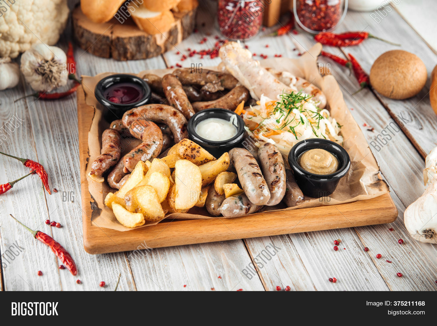 Large Sausage Platter Image & Photo (Free Trial) | Bigstock