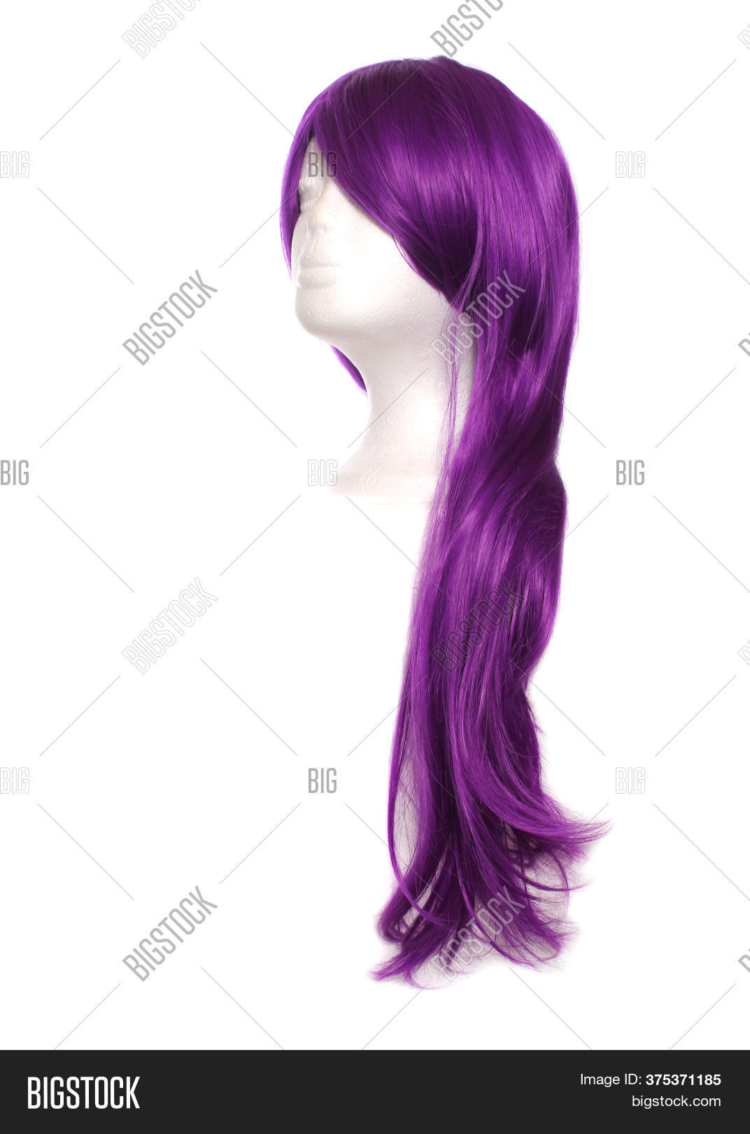 Purple Anime Style Wig Image & Photo (Free Trial) | Bigstock