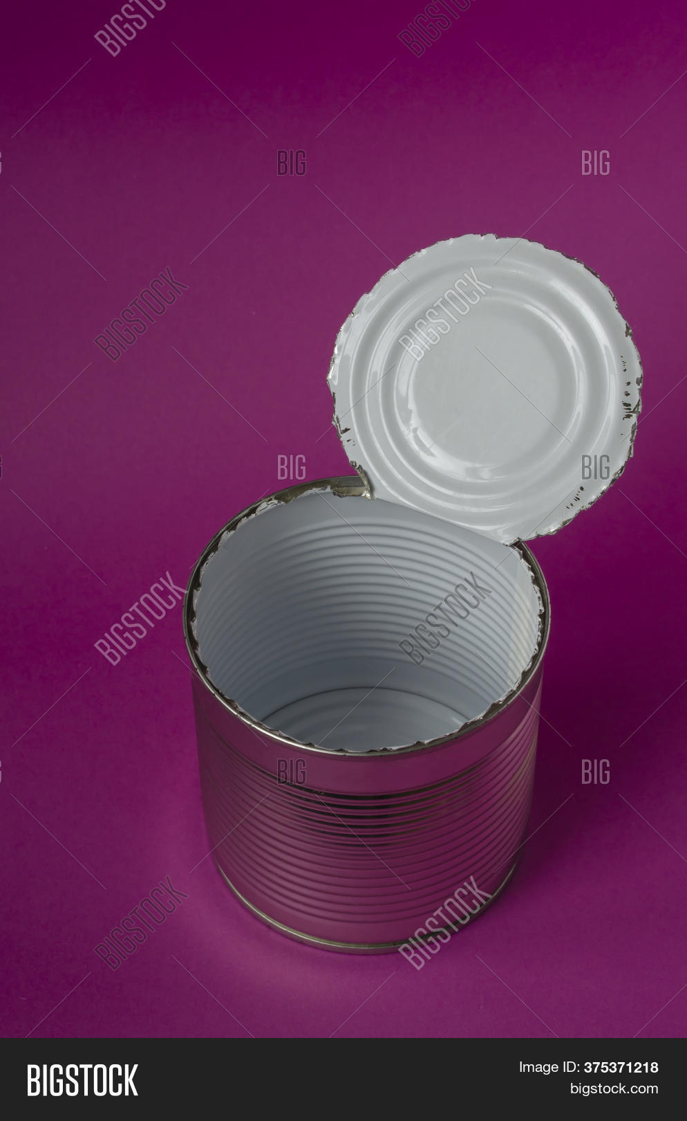 Empty Open Tin Can On Image & Photo (Free Trial) | Bigstock
