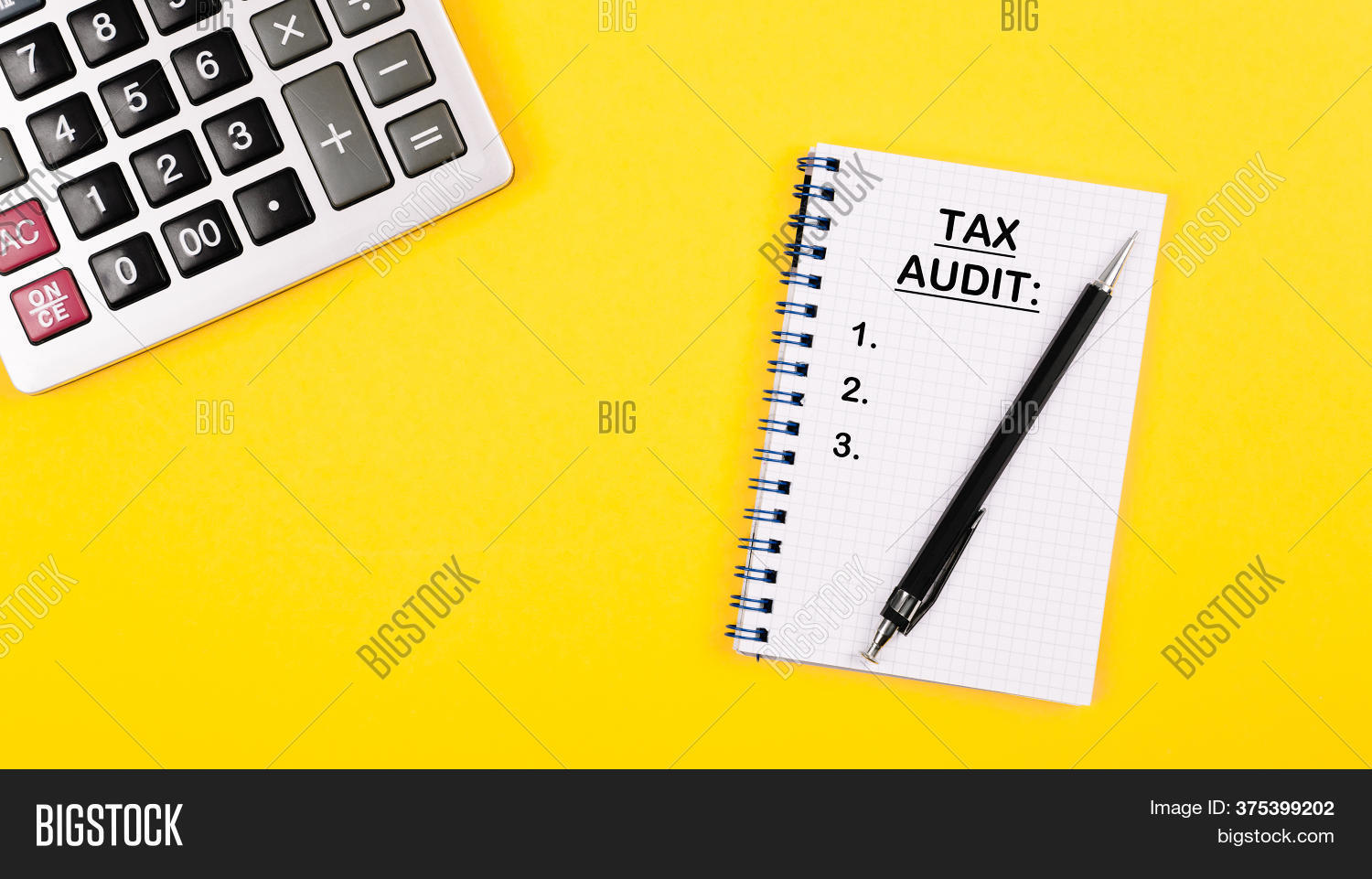 Tax Audit Written List Image & Photo (Free Trial) | Bigstock