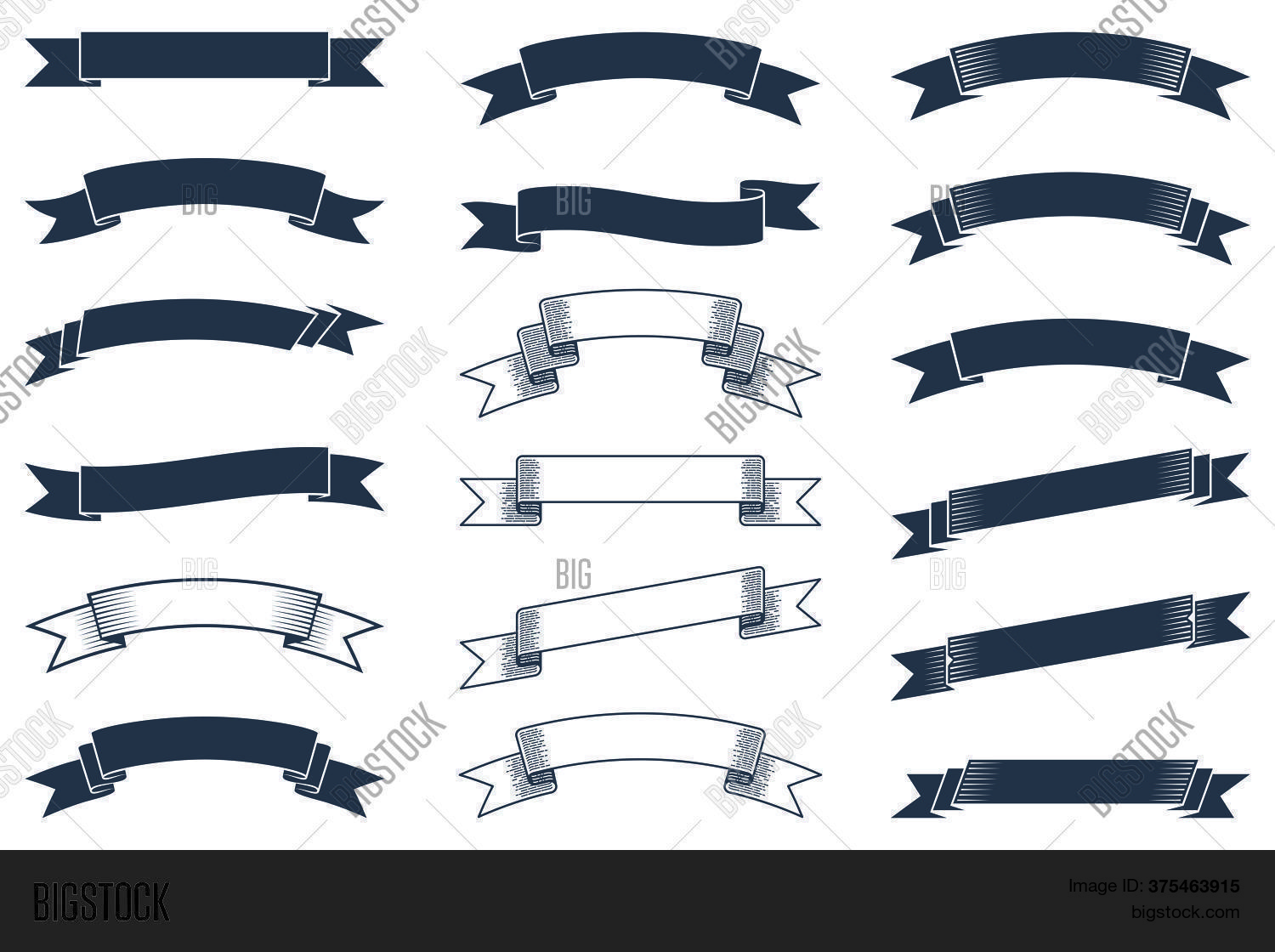 Set Blank Vintage Vector & Photo (Free Trial) | Bigstock Set Blank Vintage Vector & Photo (Free Trial) | Bigstock