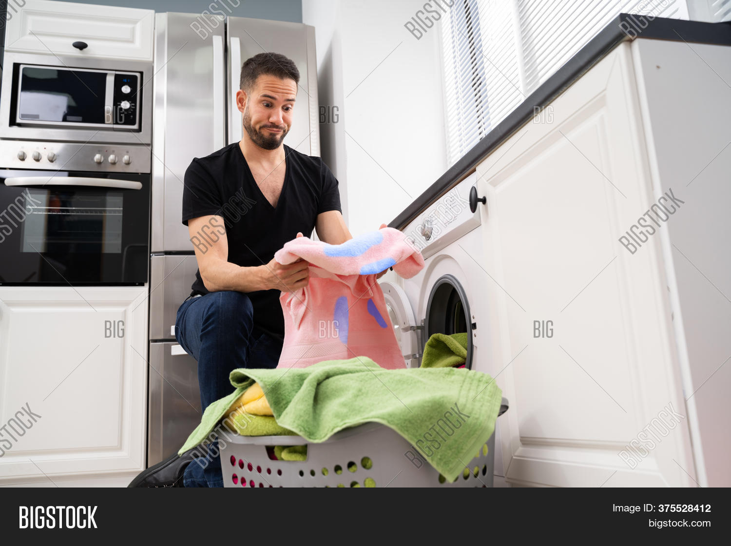 Man Doing Laundry. Image & Photo (Free Trial) | Bigstock