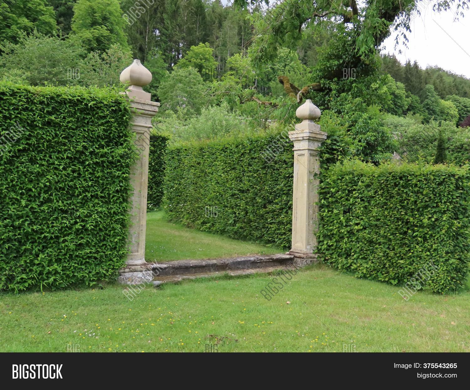 Gate Posts Green Image & Photo (Free Trial) | Bigstock