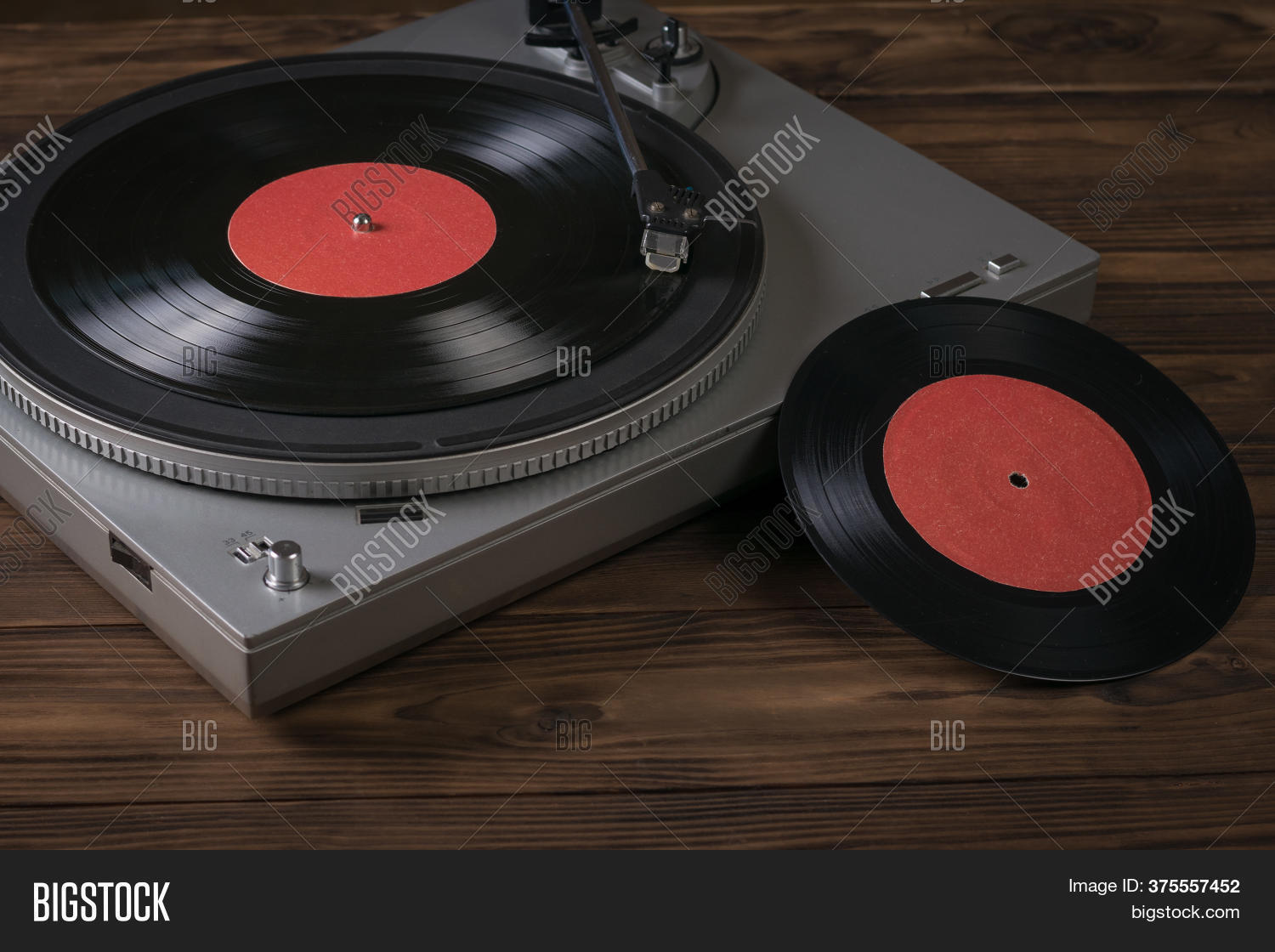 Two Red Vinyl Discs Image & Photo (Free Trial) | Bigstock