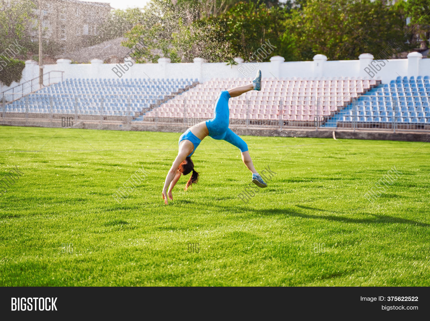 Woman Athlete Leaping Image & Photo (Free Trial) | Bigstock