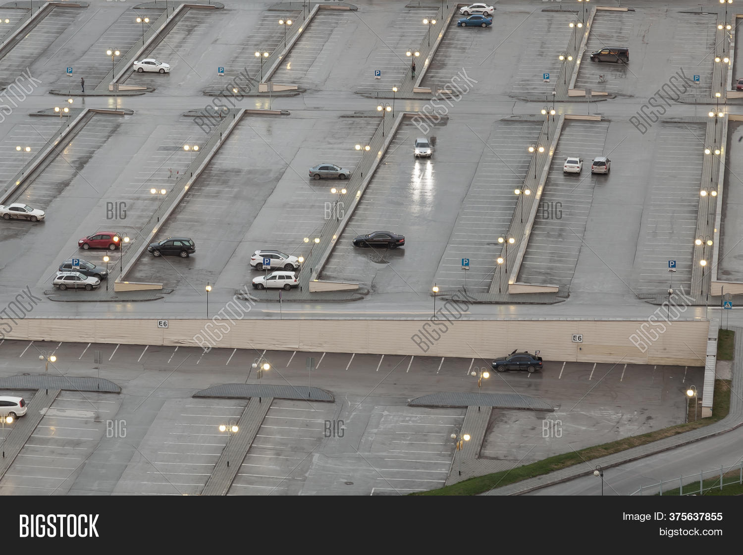 Car Parking Top View Image & Photo (Free Trial) | Bigstock