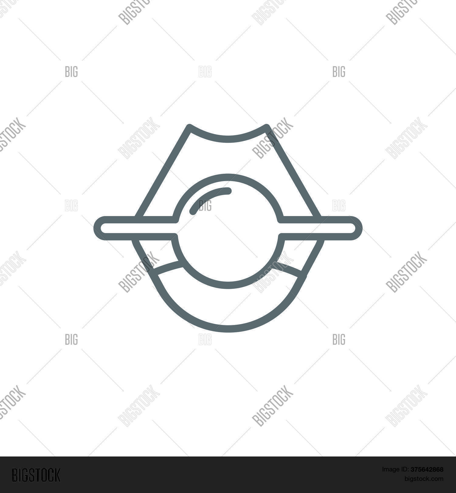 Ball Gag Vector Icon Vector & Photo (Free Trial) | Bigstock