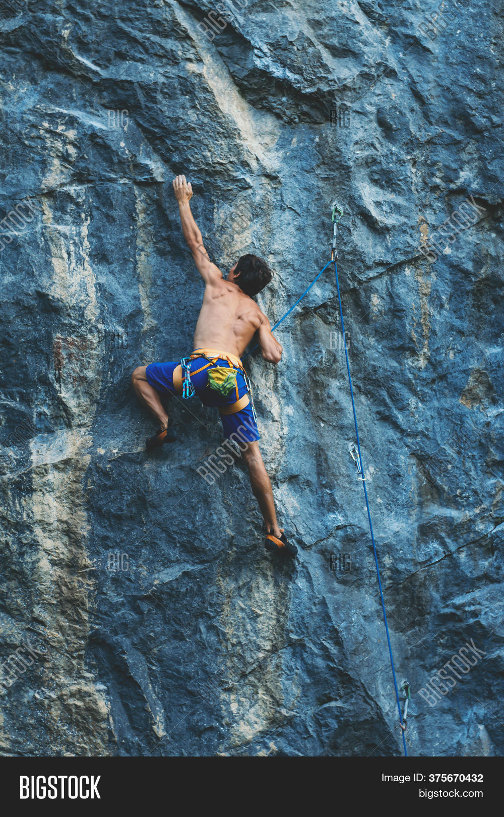 Athletic Man Climbs Image & Photo (Free Trial) | Bigstock