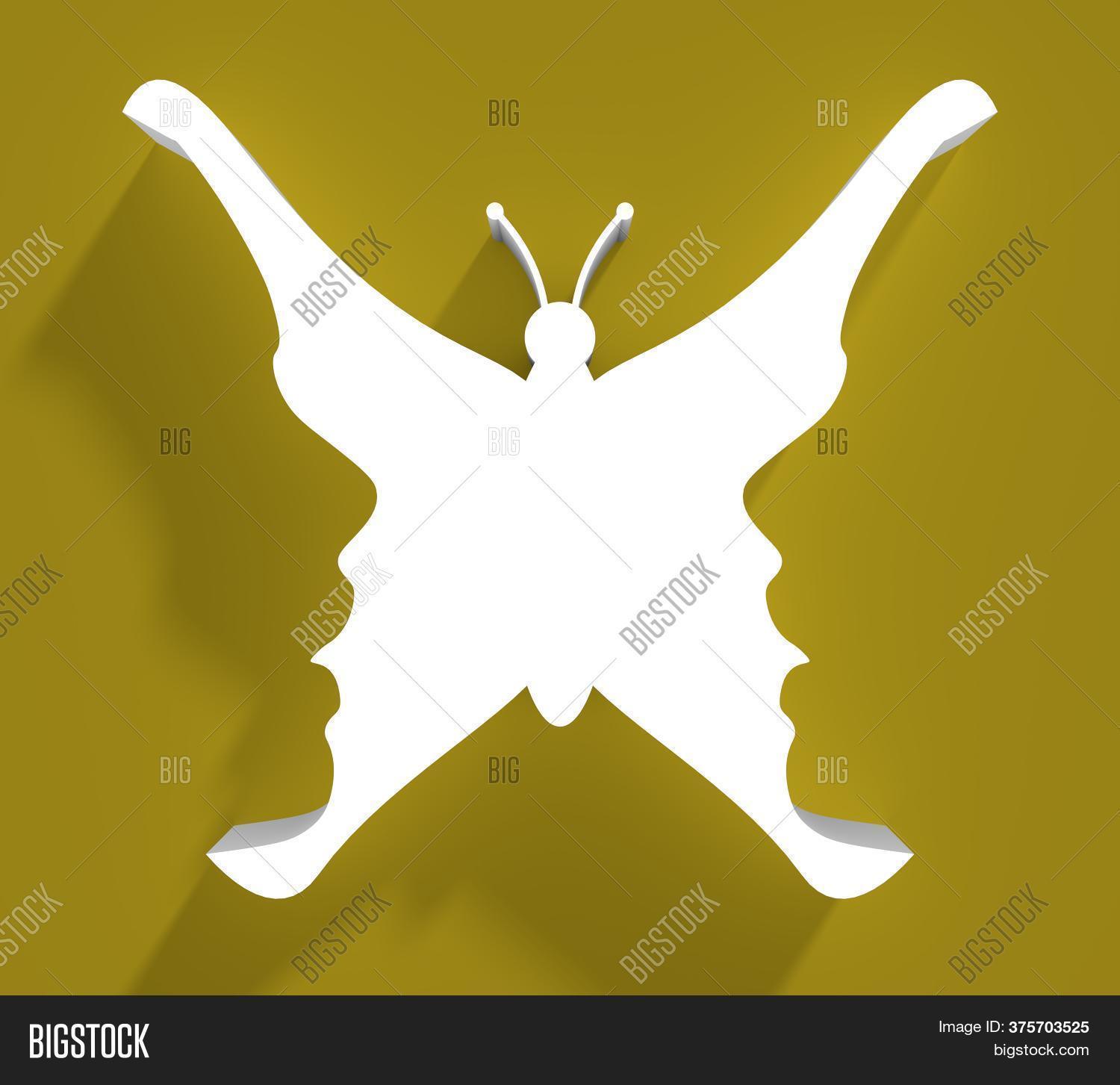 Butterfly Two Face Image & Photo (Free Trial) | Bigstock