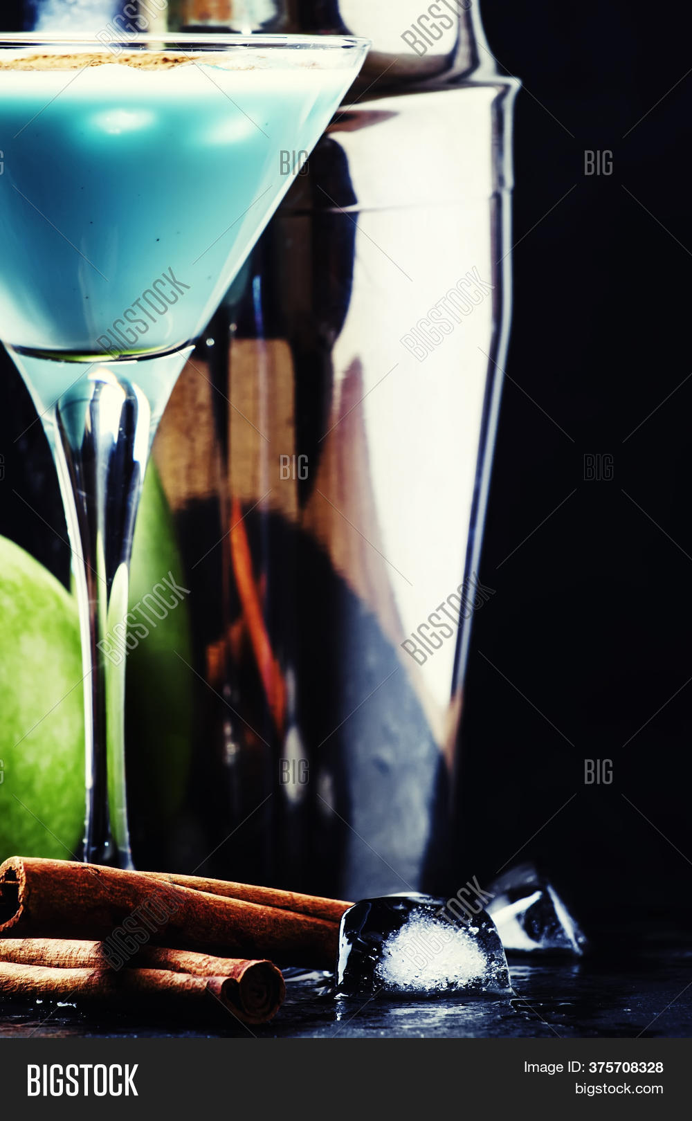 Blue Cocktail Liqueur Image & Photo (Free Trial) | Bigstock