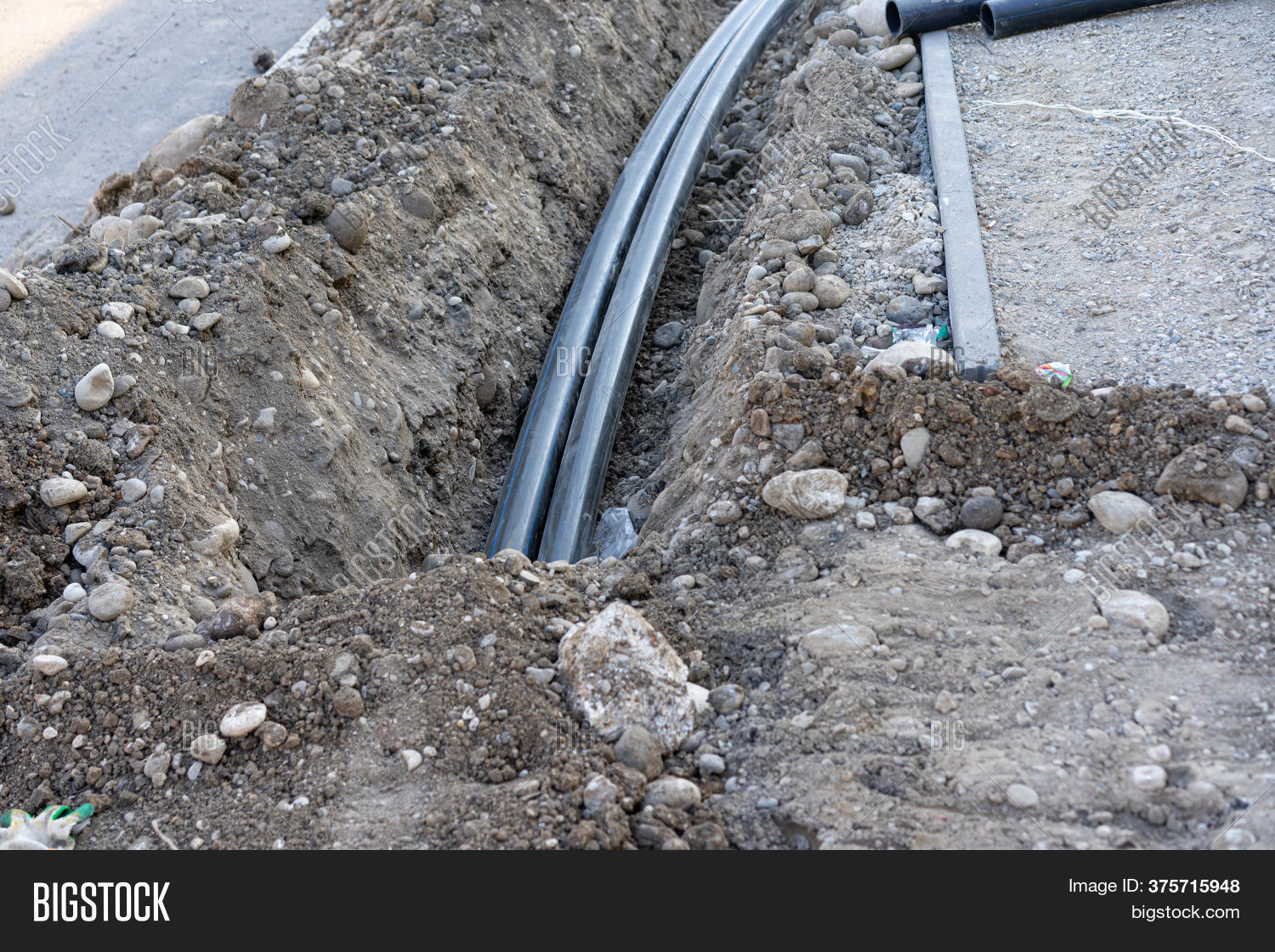 Pipe Laying Ground. Image & Photo (Free Trial) | Bigstock