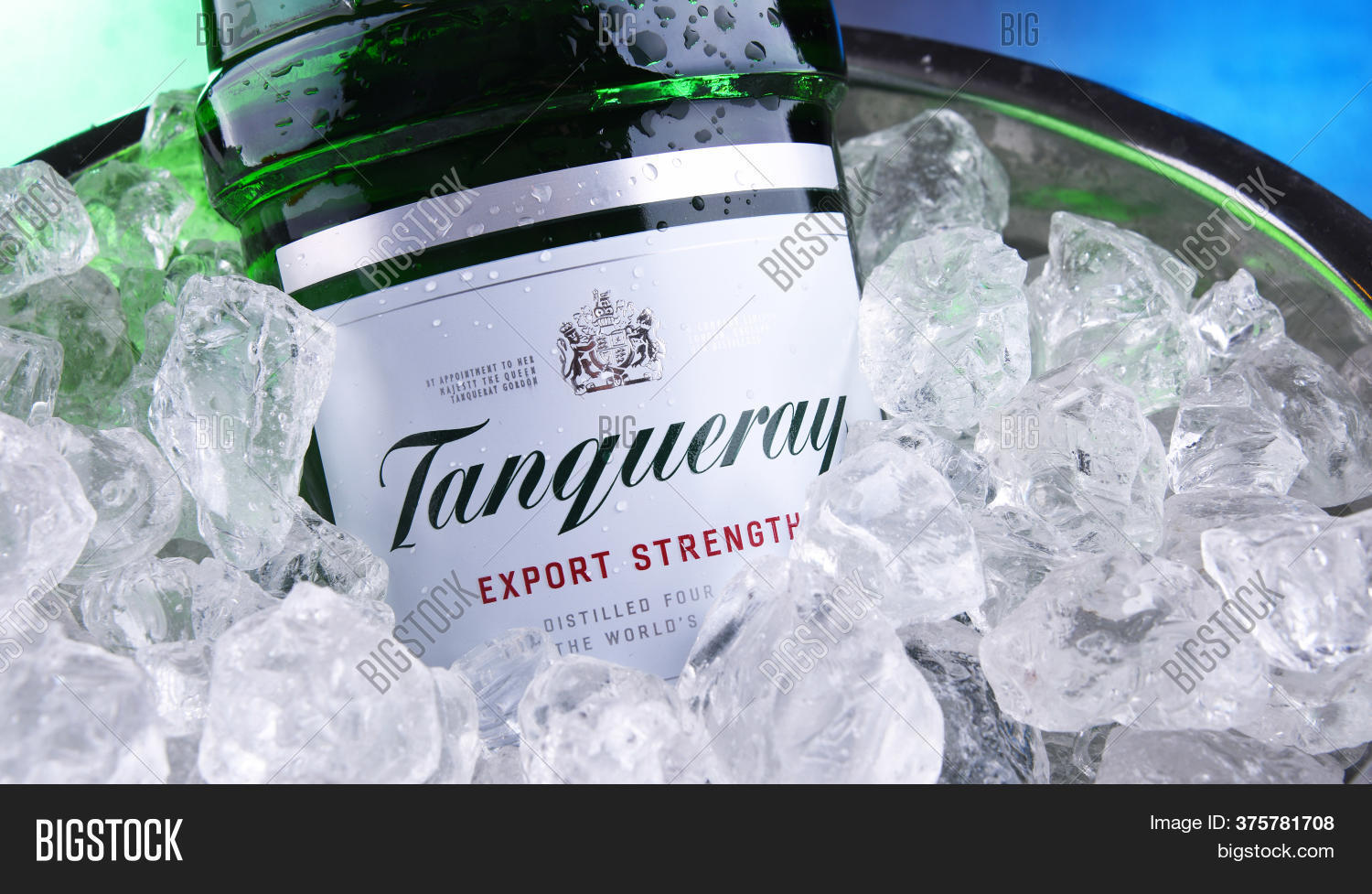 Bottle Tanqueray Gin Image & Photo (Free Trial) | Bigstock