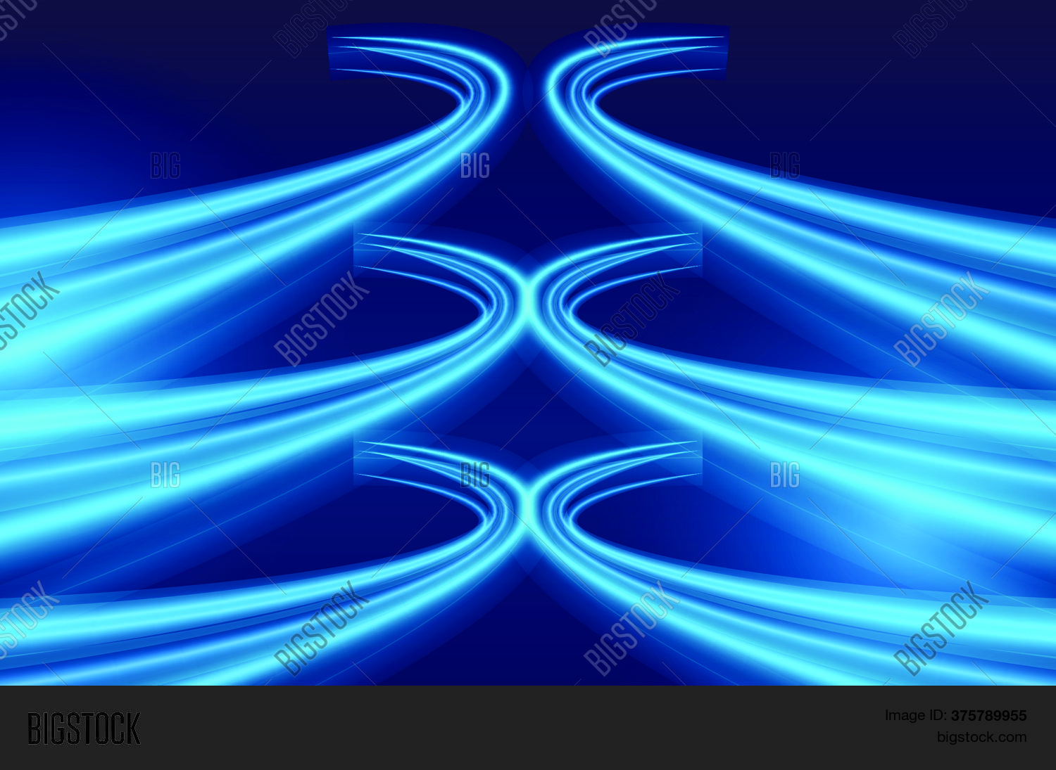 Colorful Light Trails Vector & Photo (Free Trial) | Bigstock