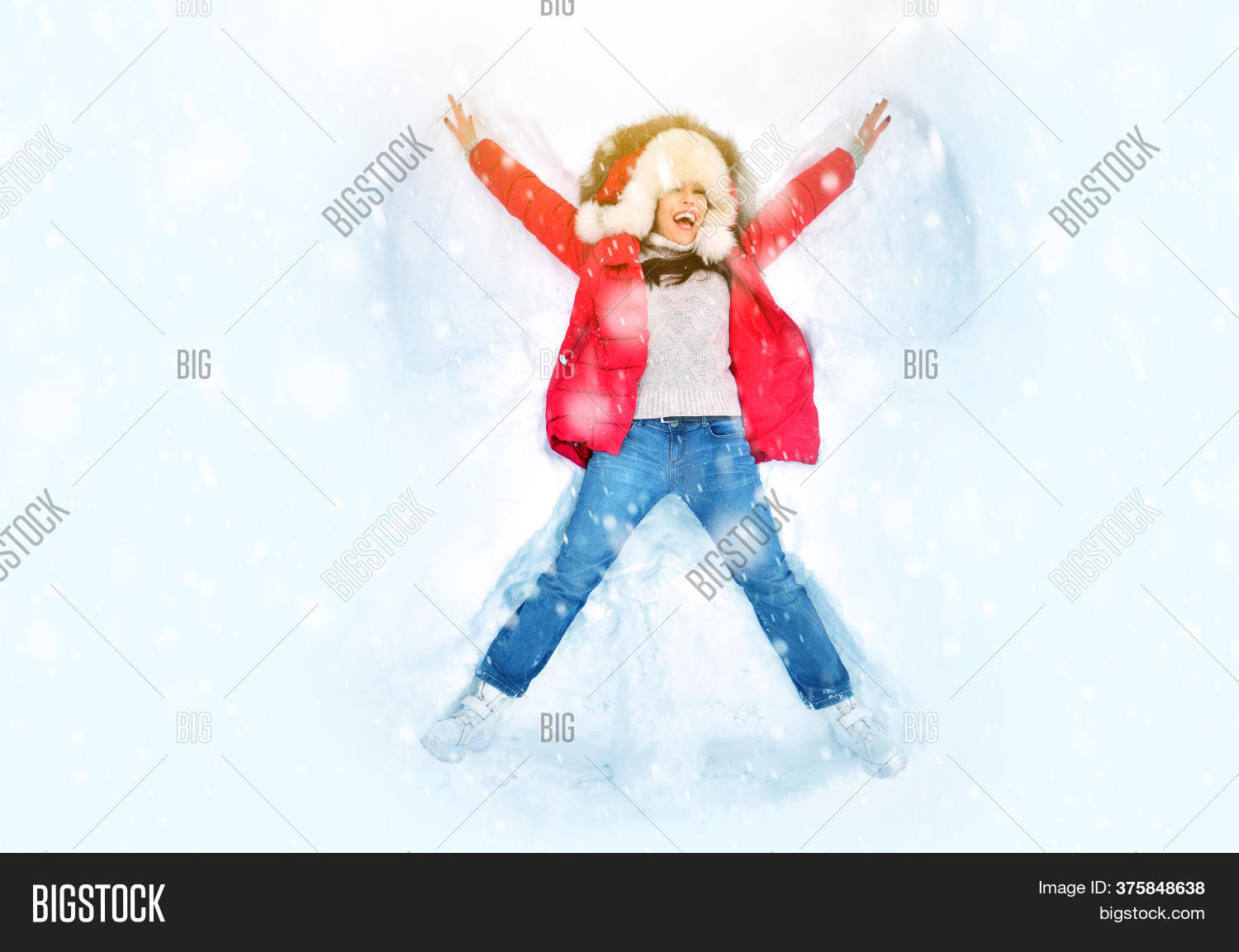 Snow Angel Concept Image & Photo (Free Trial) | Bigstock