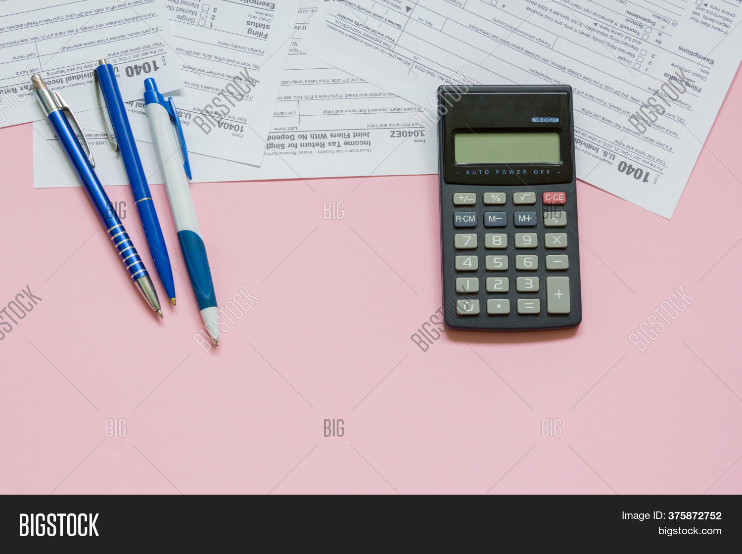 Us Tax Form 1040 Image & Photo (Free Trial) | Bigstock