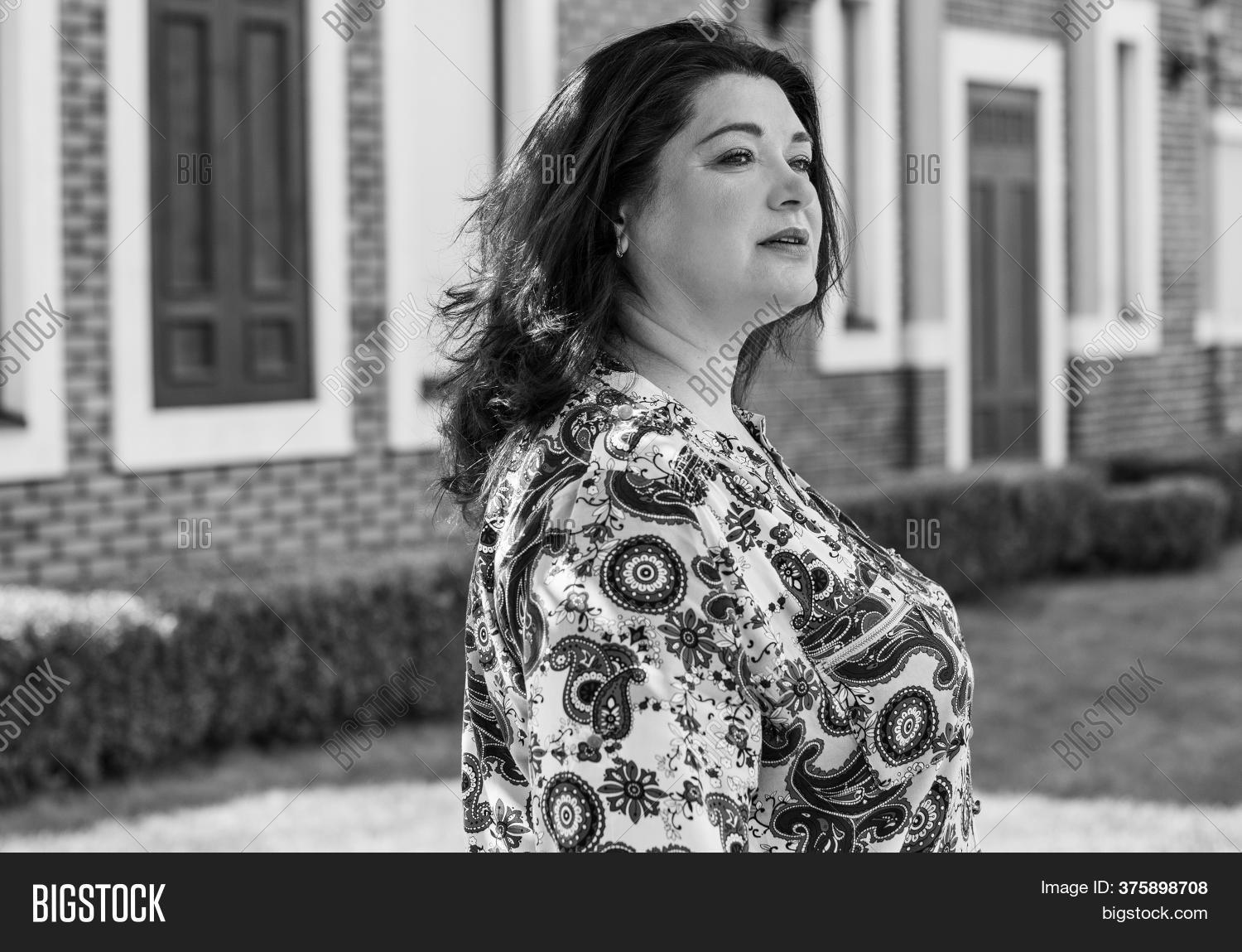 Mature Plus Size Woman Image And Photo Free Trial Bigstock