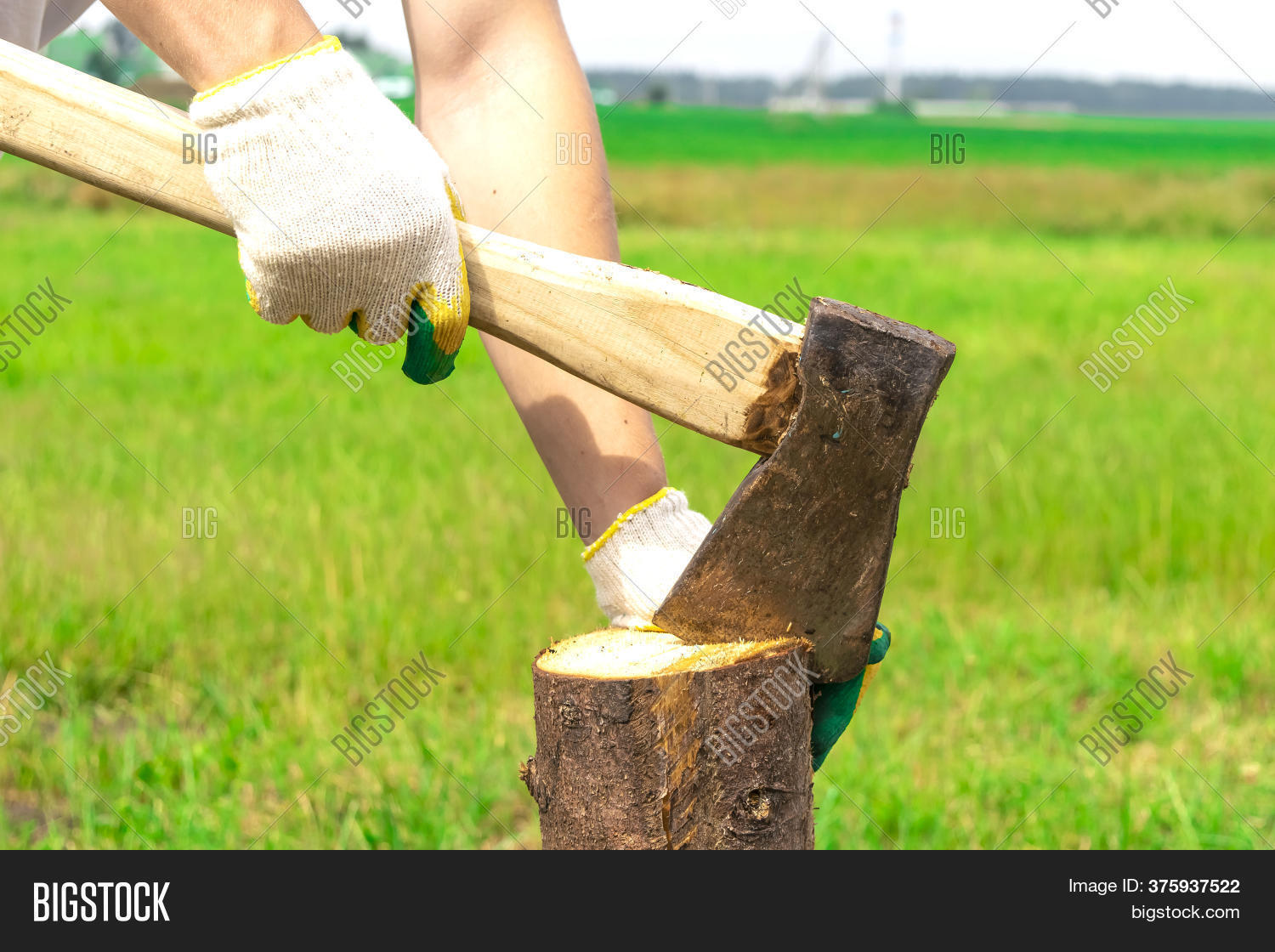 Wood Chopper Sticks Image & Photo (Free Trial) | Bigstock