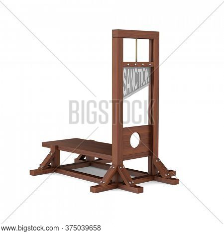 Guillotine Text Image & Photo (Free Trial) | Bigstock