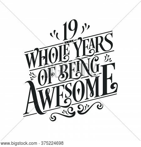 19 Years Birthday 19 Vector & Photo (Free Trial) | Bigstock