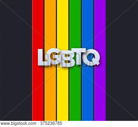 Lgbtq Paper Sign On Vector & Photo (Free Trial) | Bigstock