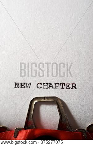 New Chapter Text Image & Photo (Free Trial) | Bigstock