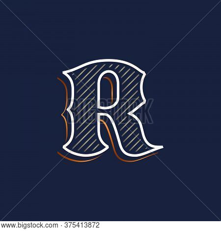 Vintage R Letter Logo Vector & Photo (Free Trial) | Bigstock