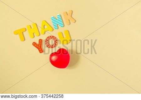 Thank You Words Red Image & Photo (Free Trial) | Bigstock