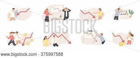 Finance Decrease Vector & Photo (Free Trial) | Bigstock